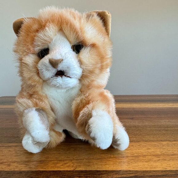 Folkmanis Puppets | Toys | Folkmanis Hand Puppet Orange Tabby Kitten ...